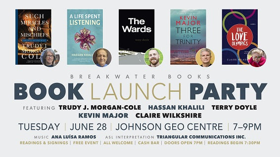 Book Launch on June 28th – Breakwater Books Limited